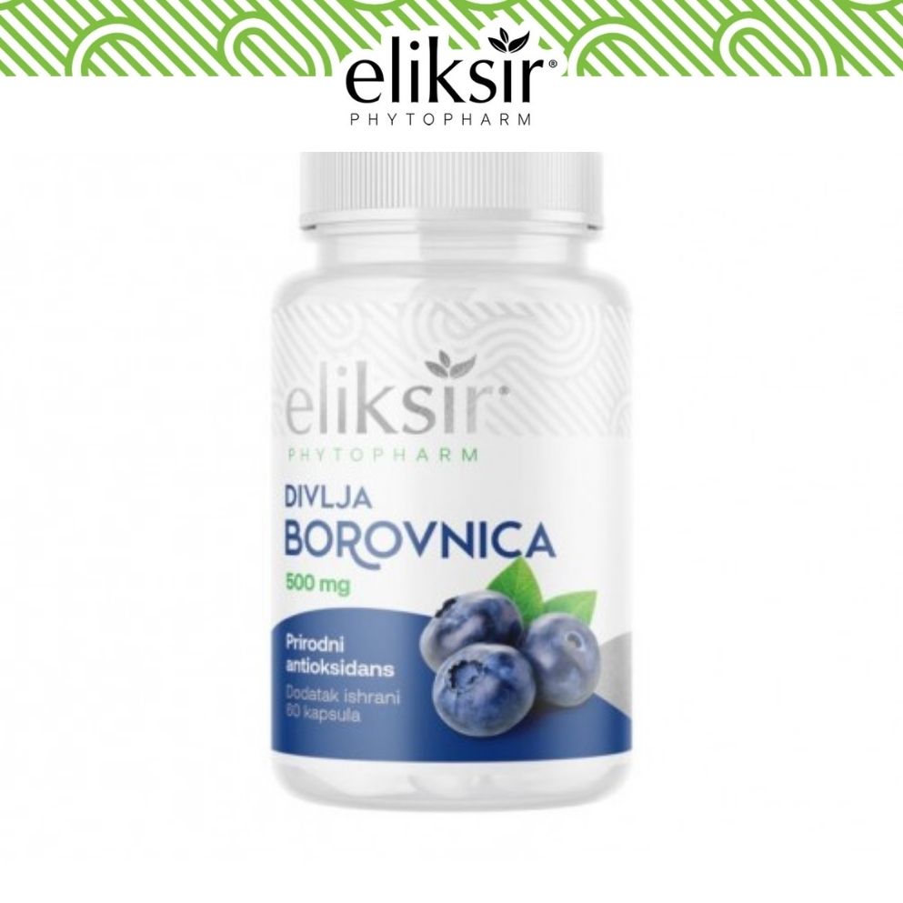 Eliksir Divlja borovnica 60 kapsula - Apoteka "HA pharm"