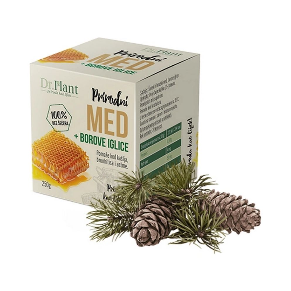 Prirodni med + borove iglice 250 g - Apoteka "HA pharm"