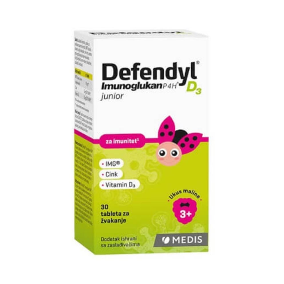 Defendyl Imunoglukan D3 TBL za žvakanje - Apoteka "HA pharm"